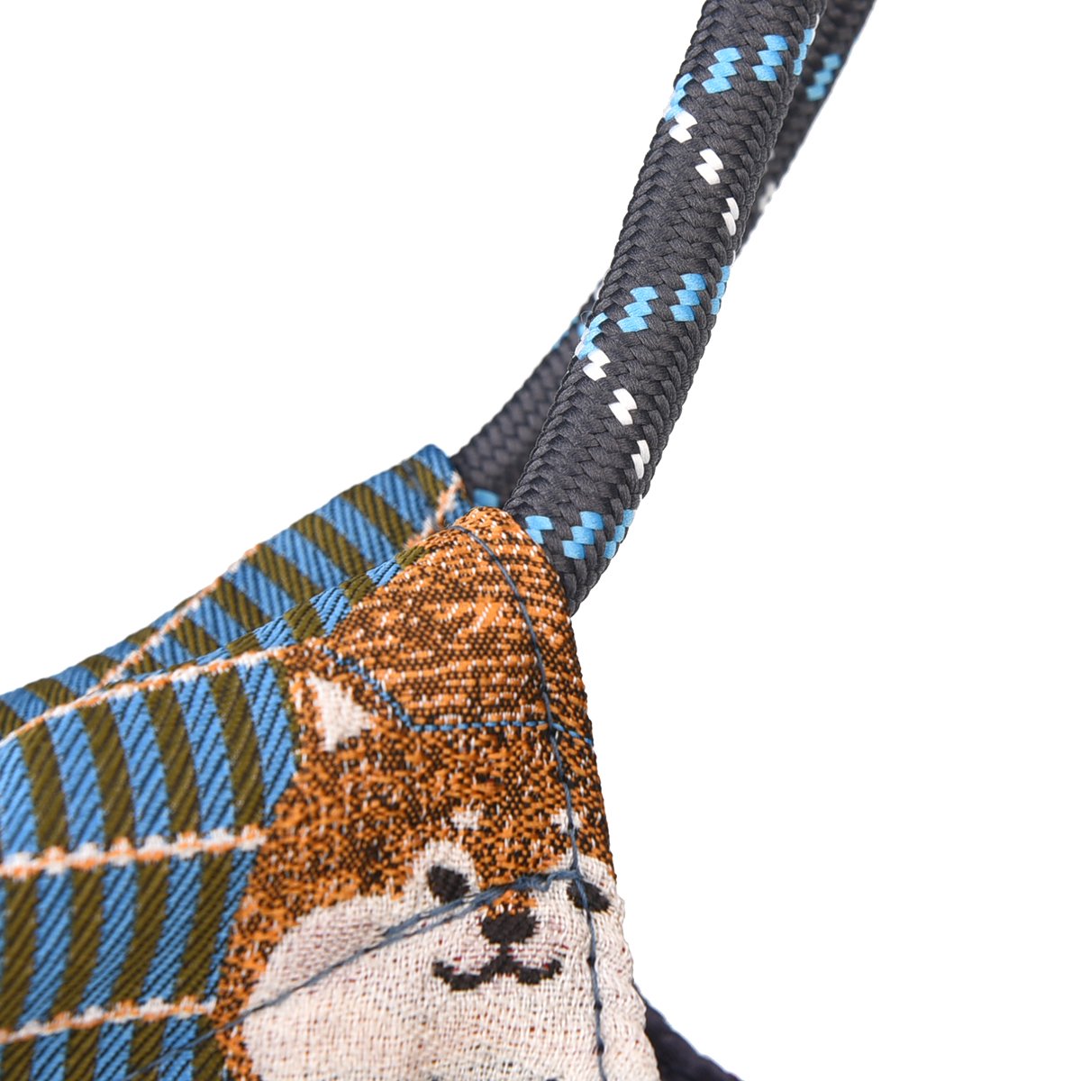 25-8174 ゴブラン織り パラコードバッグ 柴尻君柄 | KUSUGURU STORE