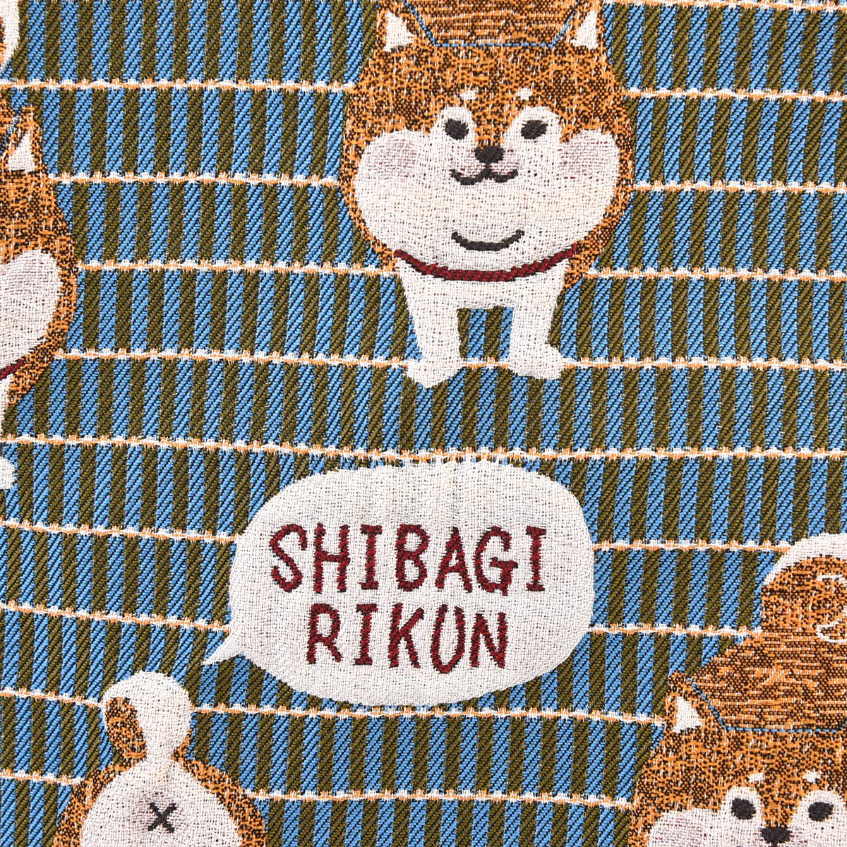 25-8174 ゴブラン織り パラコードバッグ 柴尻君柄 | KUSUGURU STORE