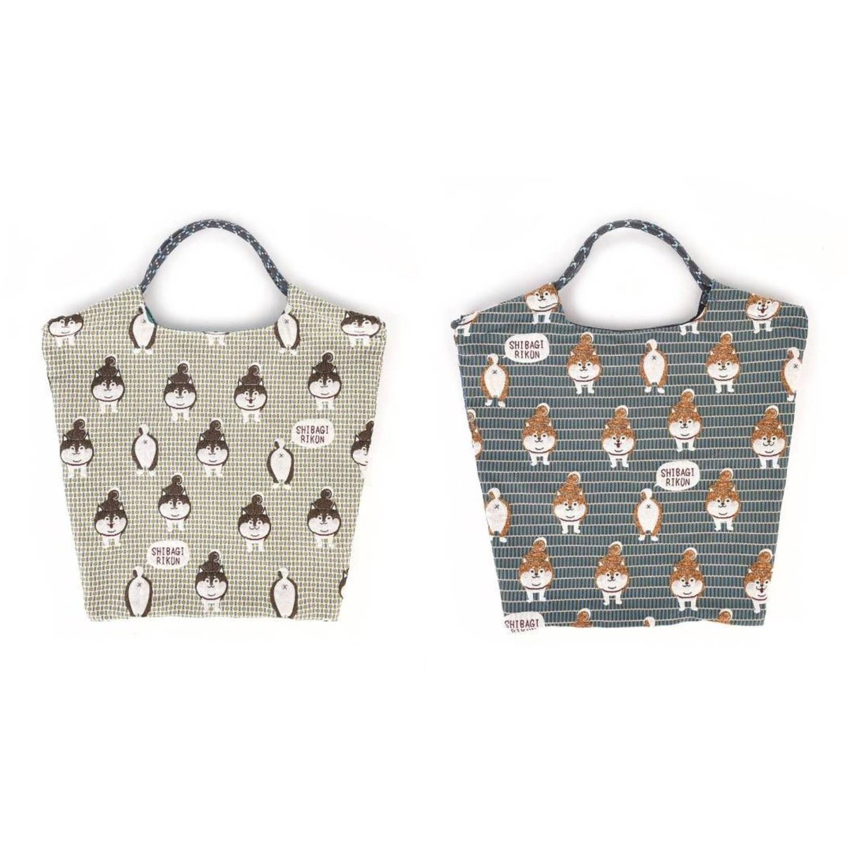 25-8174 ゴブラン織り パラコードバッグ 柴尻君柄 | KUSUGURU STORE