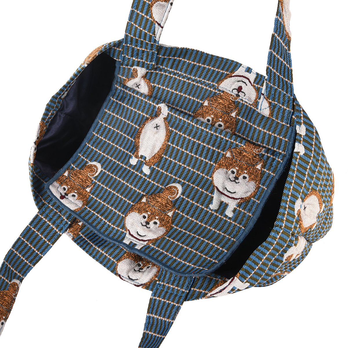 25-8165 ゴブラン織り ミニバッグ 柴尻君柄 | KUSUGURU STORE