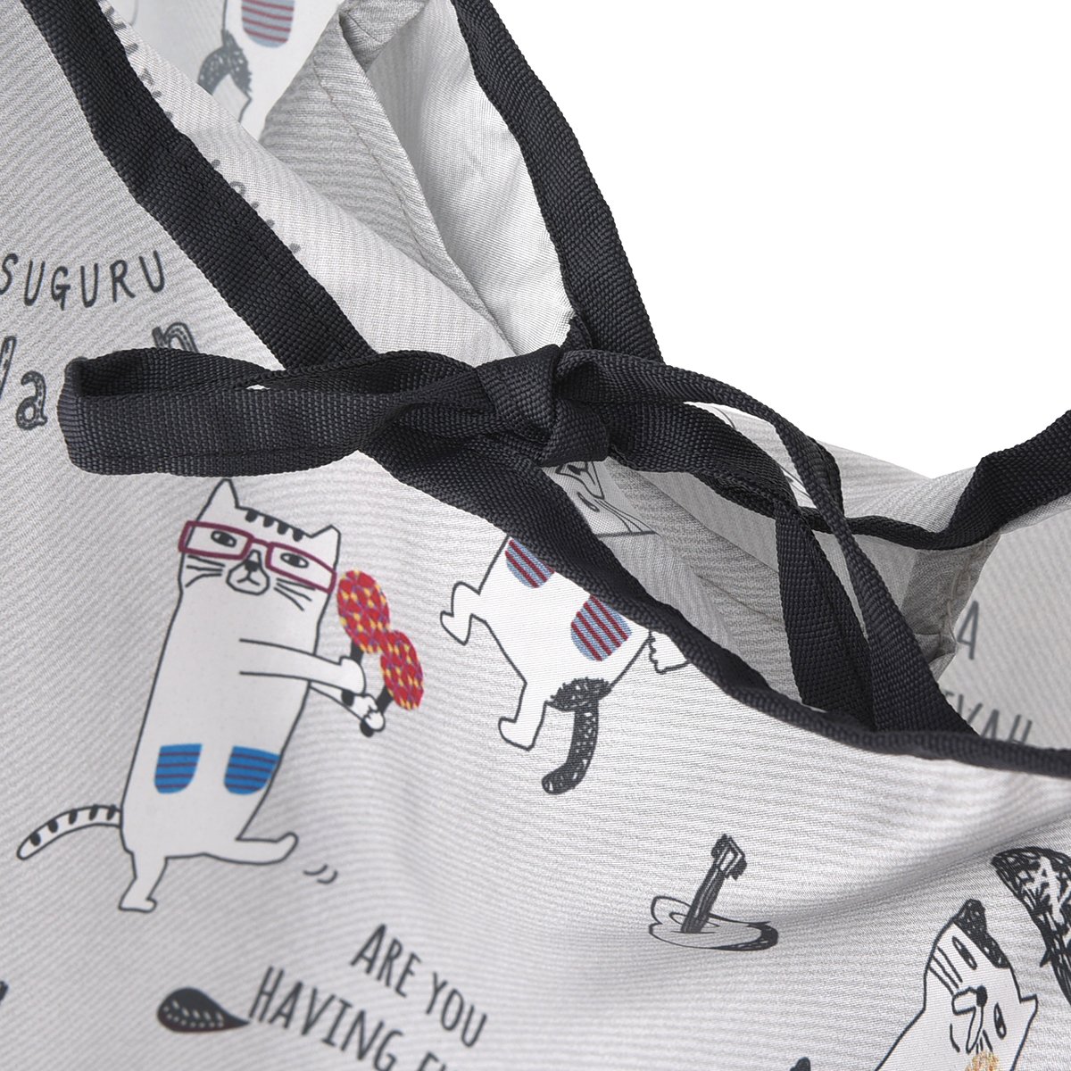 25-8176 プリントエコバッグ ネコまるけ柄 | KUSUGURU STORE