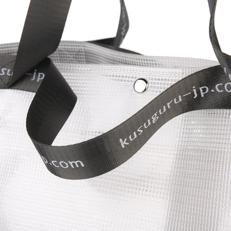 25-8202 クリアメッシュ トートバッグLサイズ ネコまるけ | KUSUGURU STORE