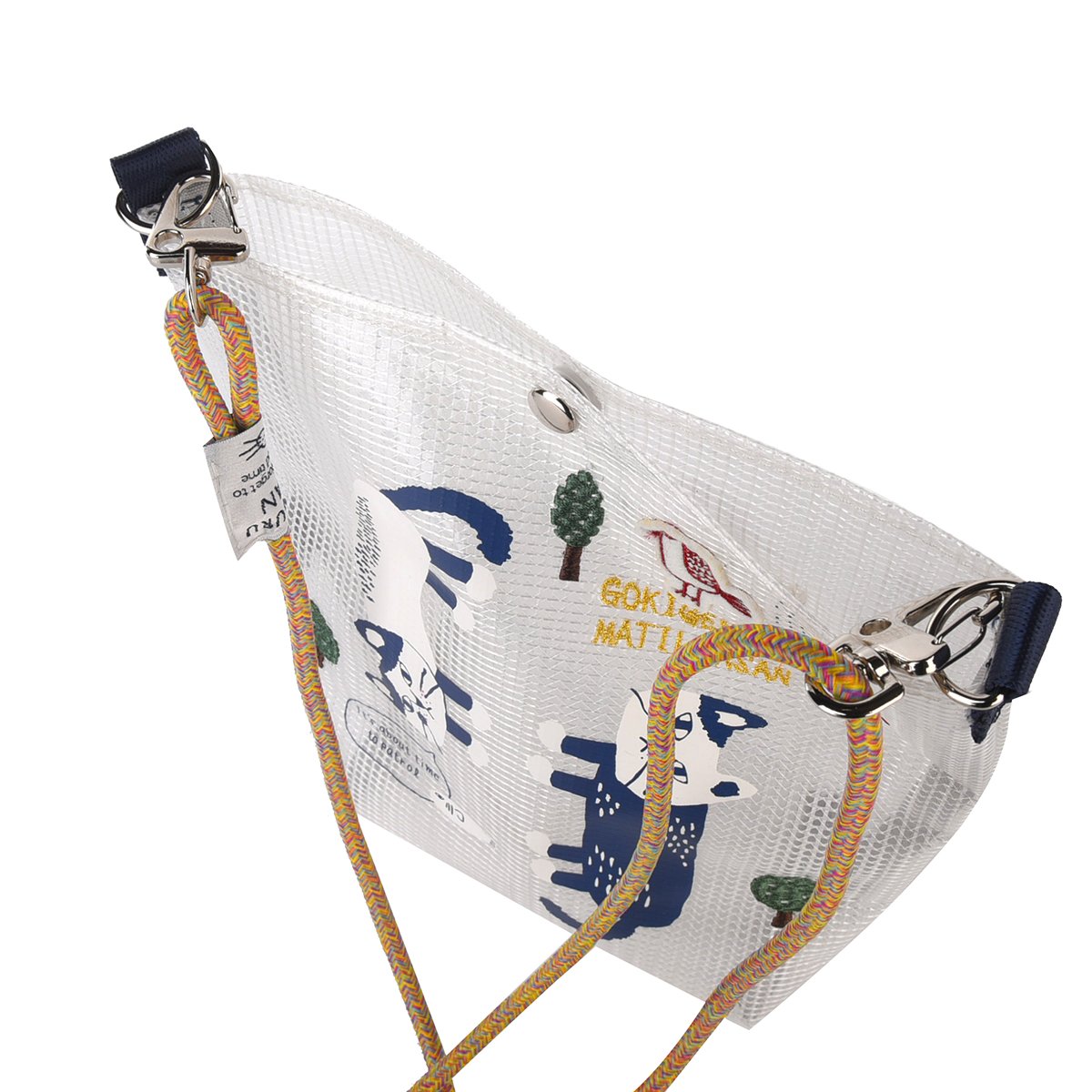 25-8197 クリアメッシュ ショルダーバッグ マチルダさん柄 | KUSUGURU STORE