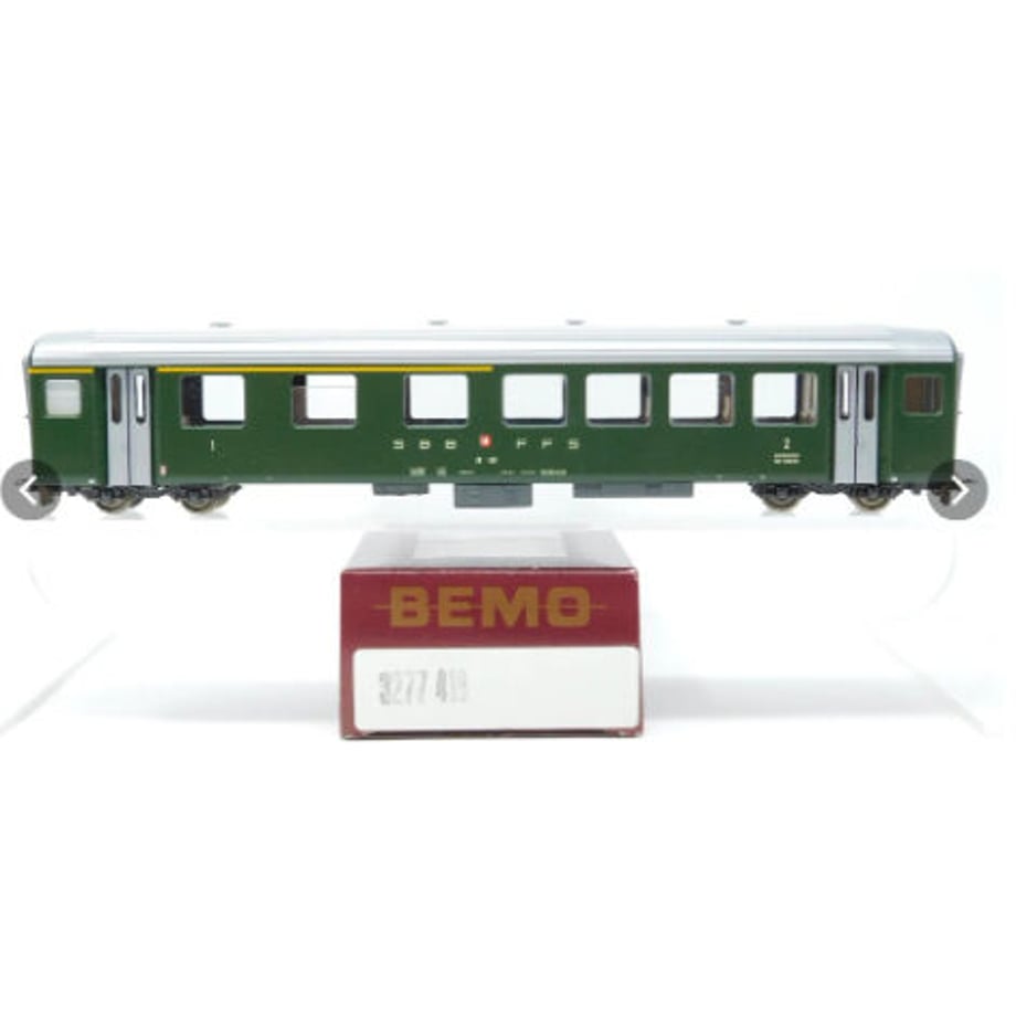 BEMO 3277 416 HOm SBB Green 1st/2nd Class Pass...