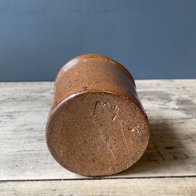 陶器ポット(Brown) フランスアンティーク | OGISHIMA COFFEE 陶器ポット(Brown) フランスアンティーク | OGISHIMA COFFEE