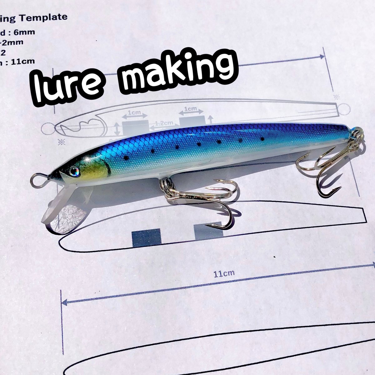 minnow template | Kenneth lure studio