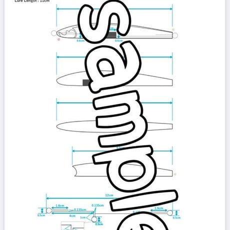 minnow template | Kenneth lure studio