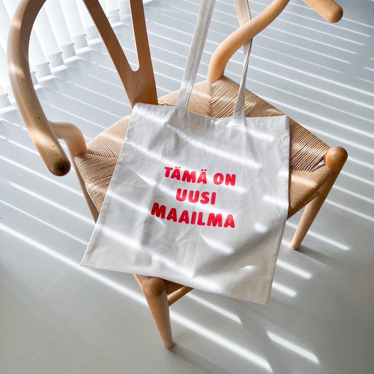 Tote bag「 this is a new world 」 | A FLEA MARKET