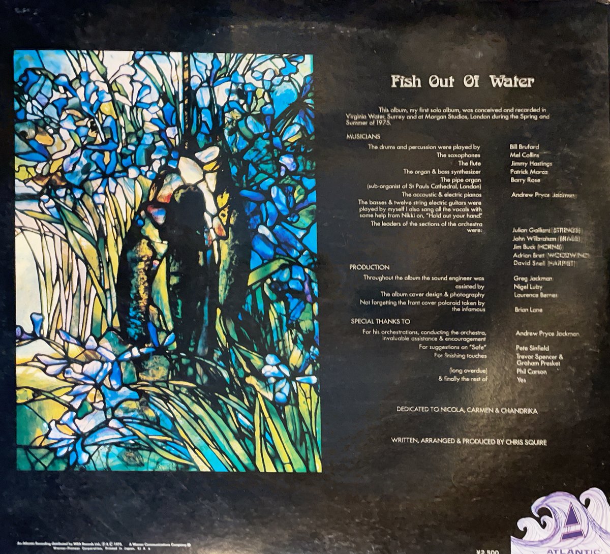 [LP] CHRIS SQUIRE / FISH OUT OF WATER | RECORD ...