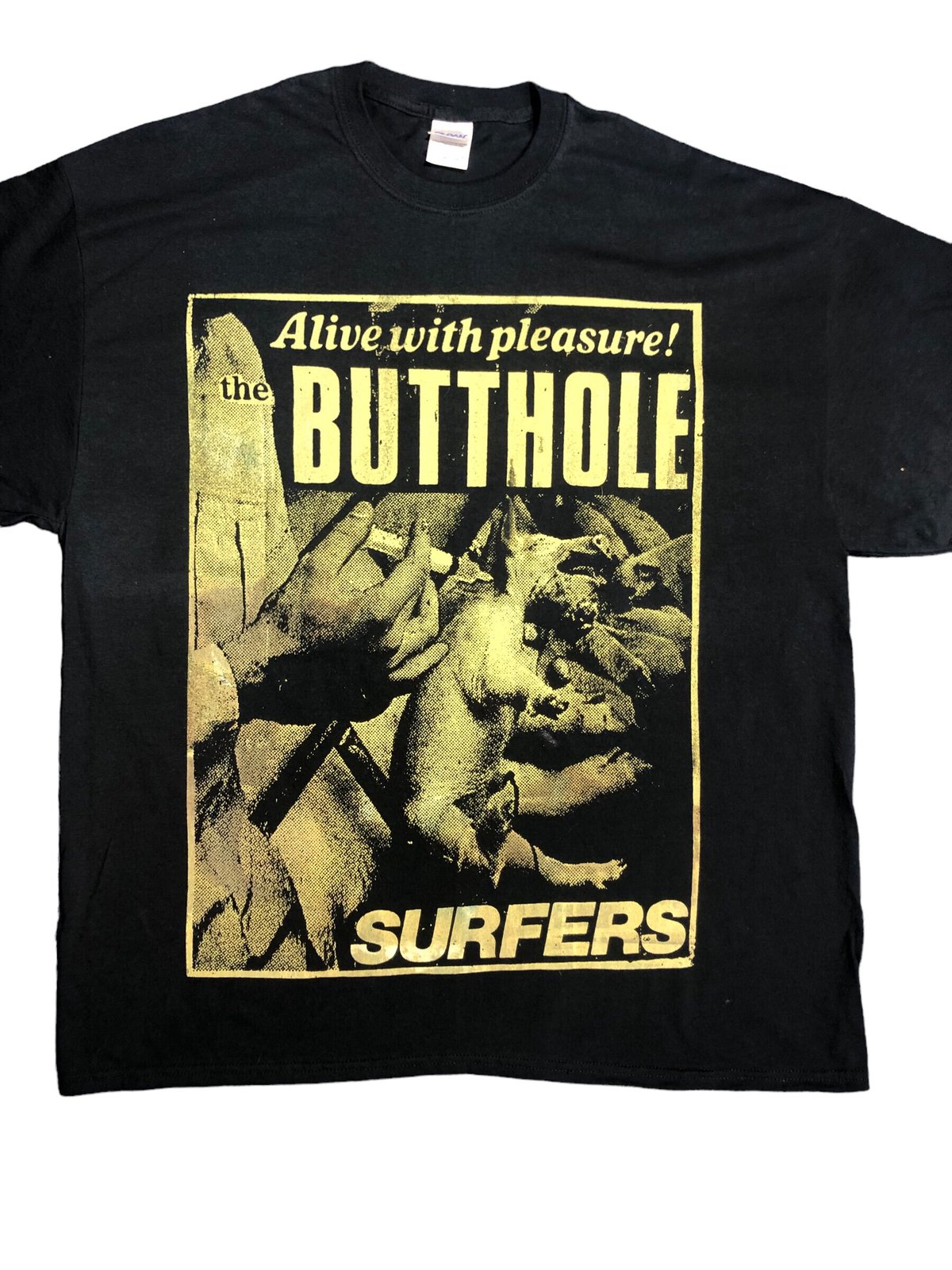 BUTTHOLE SURFERS T-shirt design and printed by BUTTHOLE SURFERS T-shirt design and printed by