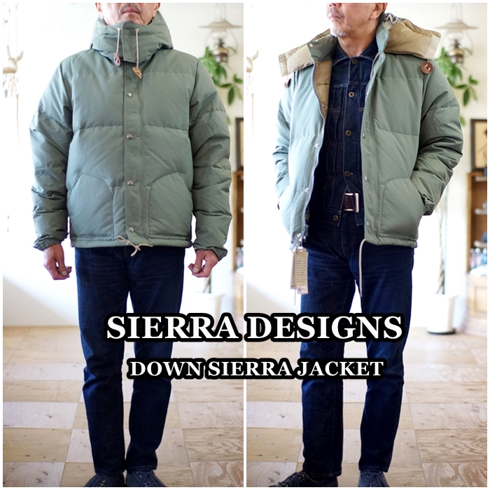 SIERRA DESIGNS シエラデザインズ ダウンシエラジャケット SIERRA DESIGNS シエラデザインズ ダウンシエラジャケット