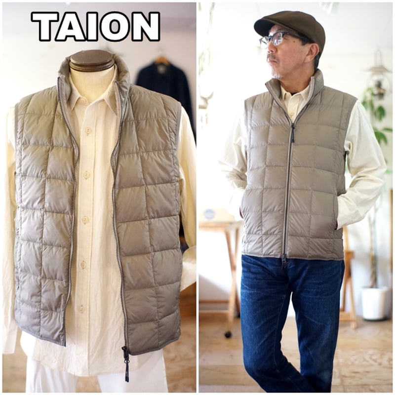 TAION タイオン ハイネック インナーダウンベスト ベスト ダウン TAION タイオン ハイネック インナーダウンベスト ベスト ダウン