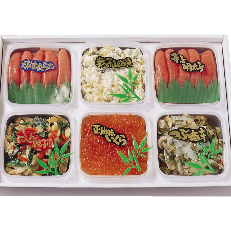 【梅セット】えびす塩たらこ130g・数の子山海漬100g・辛子明太子130g・鰊親子漬100g...
