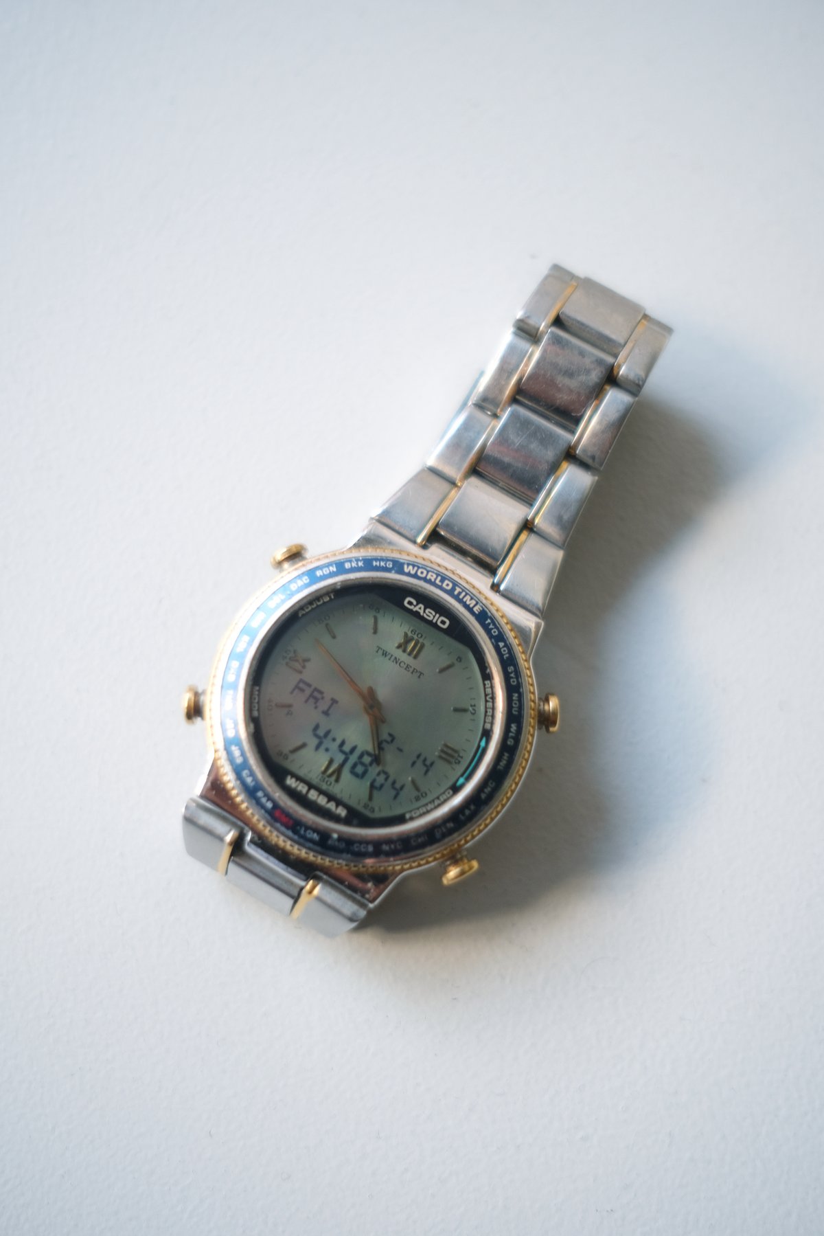 90s【CASIO】abx-610 TWINCEPT 時計 | ricow kyoto web...