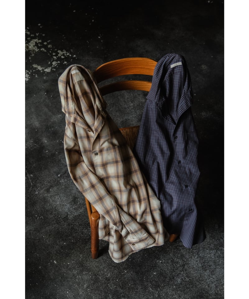 ULTERIOR C/W CHECKED TWILL SHIRT | MusterWerk Sud. ULTERIOR C/W CHECKED TWILL SHIRT | MusterWerk Sud.