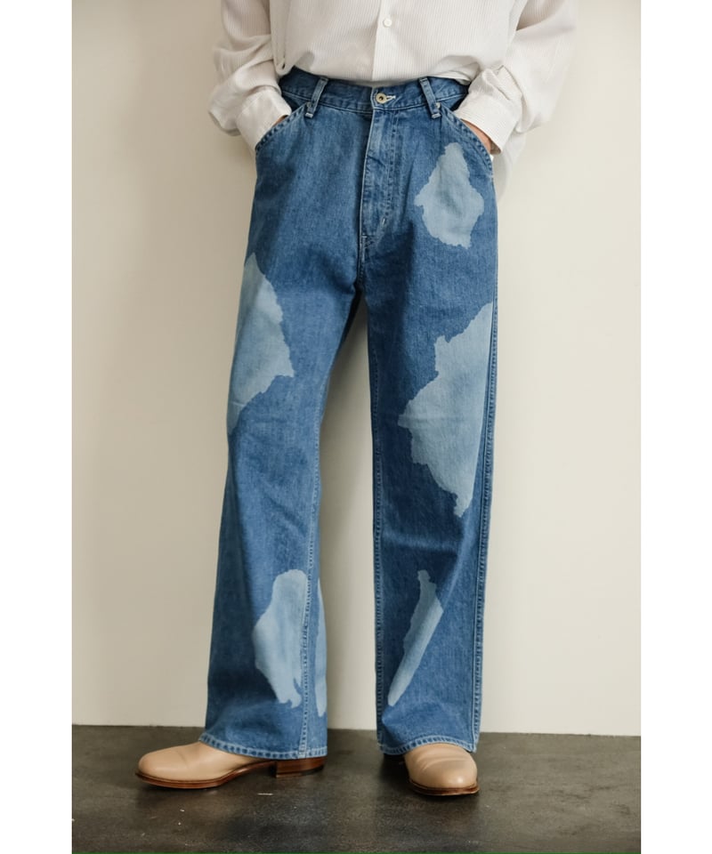 ENCOMING SPOTTED DENIM TROUSER | MusterWerk Sud. ENCOMING SPOTTED DENIM TROUSER | MusterWerk Sud.
