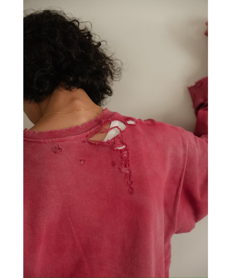 ANCELLM CRASH UNEVEN OVER SWEAT SHIRT | MusterW ANCELLM CRASH UNEVEN OVER SWEAT SHIRT | MusterW