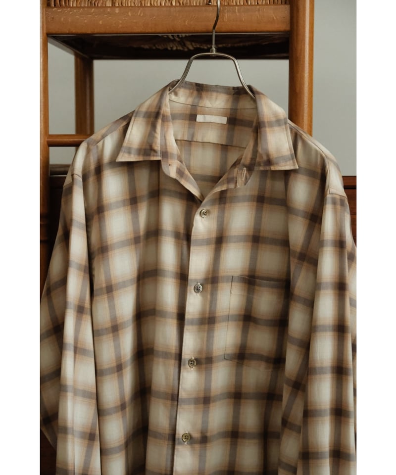 ULTERIOR C/W CHECKED TWILL SHIRT | MusterWerk Sud. ULTERIOR C/W CHECKED TWILL SHIRT | MusterWerk Sud.