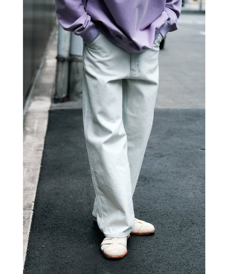 ENCOMING FADED DENIM TROUSER | MusterWerk Sud. ENCOMING FADED DENIM TROUSER | MusterWerk Sud.