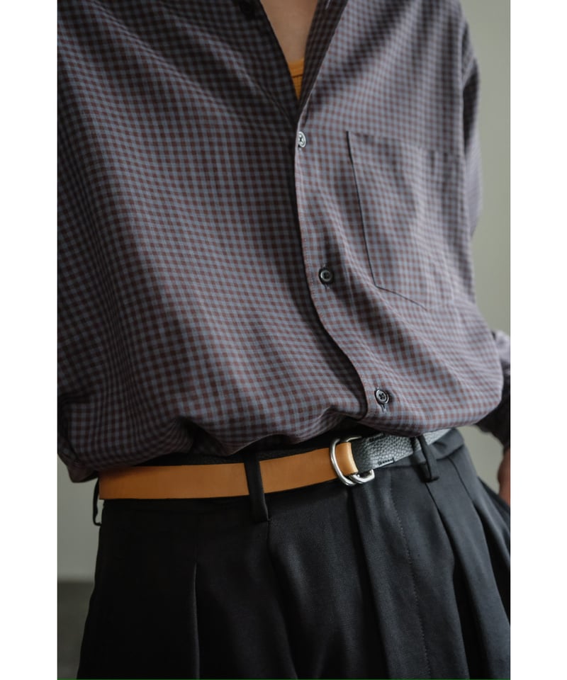 ULTERIOR C/W CHECKED TWILL SHIRT | MusterWerk Sud. ULTERIOR C/W CHECKED TWILL SHIRT | MusterWerk Sud.