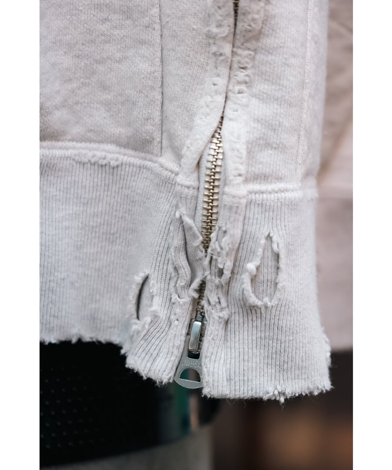 ANCELLM CRASH ZIP HOODIE | MusterWerk Sud. ANCELLM CRASH ZIP HOODIE | MusterWerk Sud.