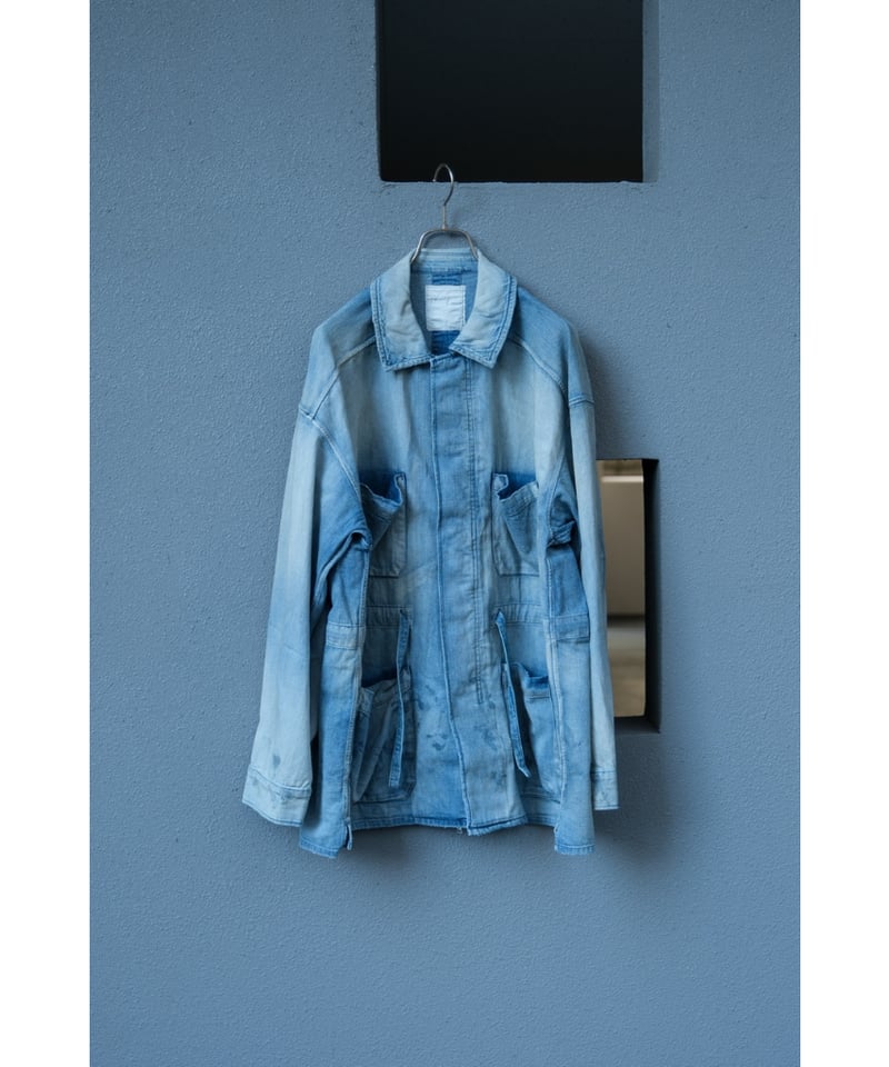 ANCELLM AGING DENIM SHIRT JACKET | MusterWerk Sud. ANCELLM AGING DENIM SHIRT JACKET | MusterWerk Sud.
