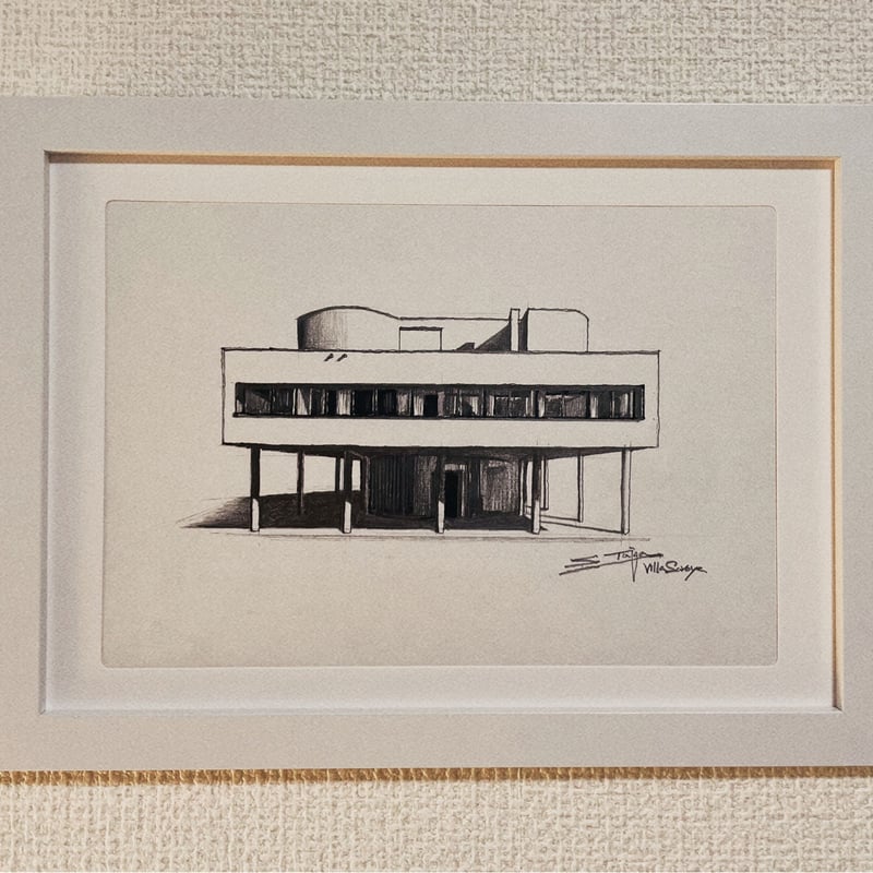 NO.002/Original:Villa Savoye | TS DRAWING FACTORY NO.002/Original:Villa Savoye | TS DRAWING FACTORY