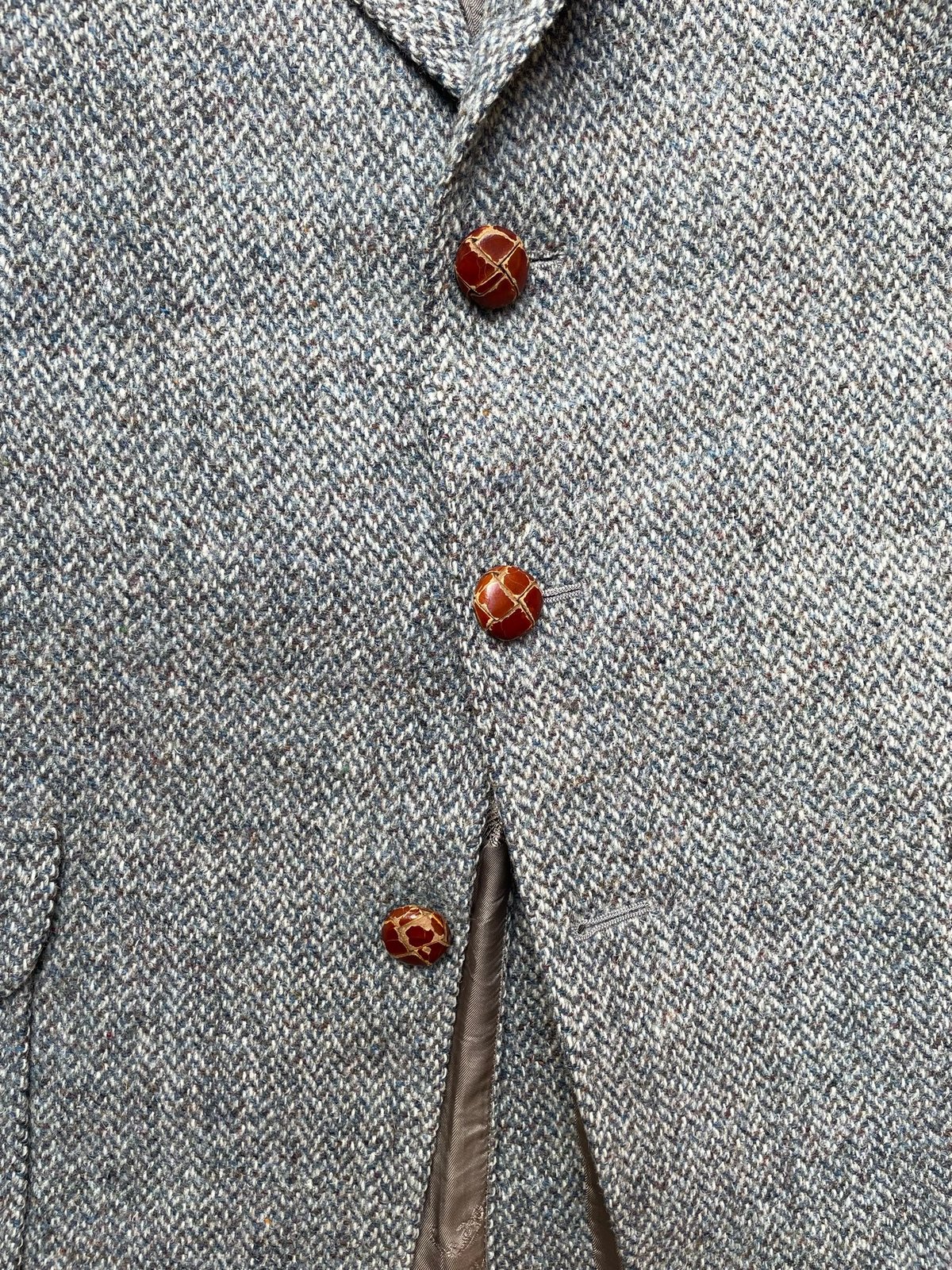 90s Harris Tweed×ORVIS tailored jacket 【double 90s Harris Tweed×ORVIS tailored jacket 【double
