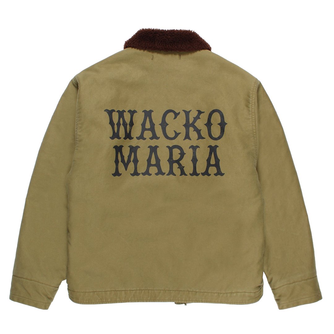 WACKO MARIA ワコマリア BOA N-1 DECK JACKET / KHAKI