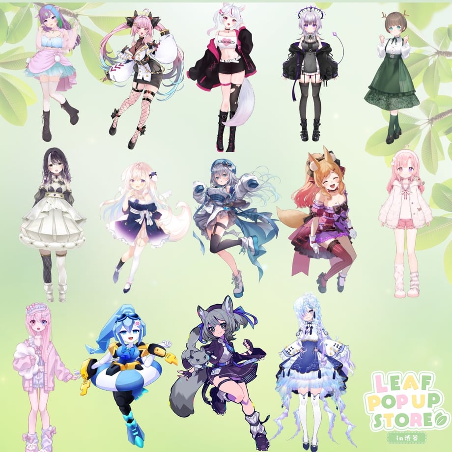 渋谷POUPSTORE グッズ通販 アクリルスタンド | LEAFshade ONLINE S...