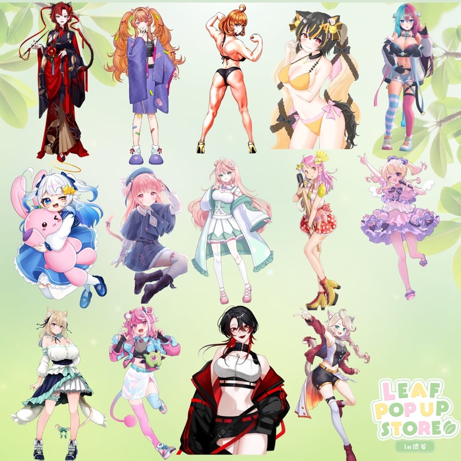 渋谷POUPSTORE グッズ通販 アクリルスタンド | LEAFshade ONLINE S...