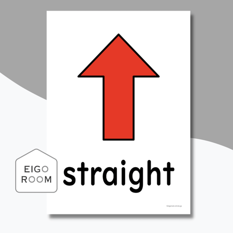 絵カード〈Simple Directions Flashcards 道案内ピクチャーカード〉