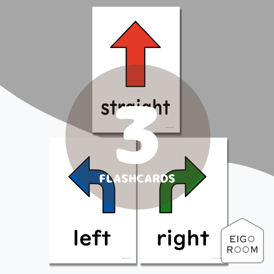 絵カード〈Simple Directions Flashcards 道案内ピクチャーカード〉