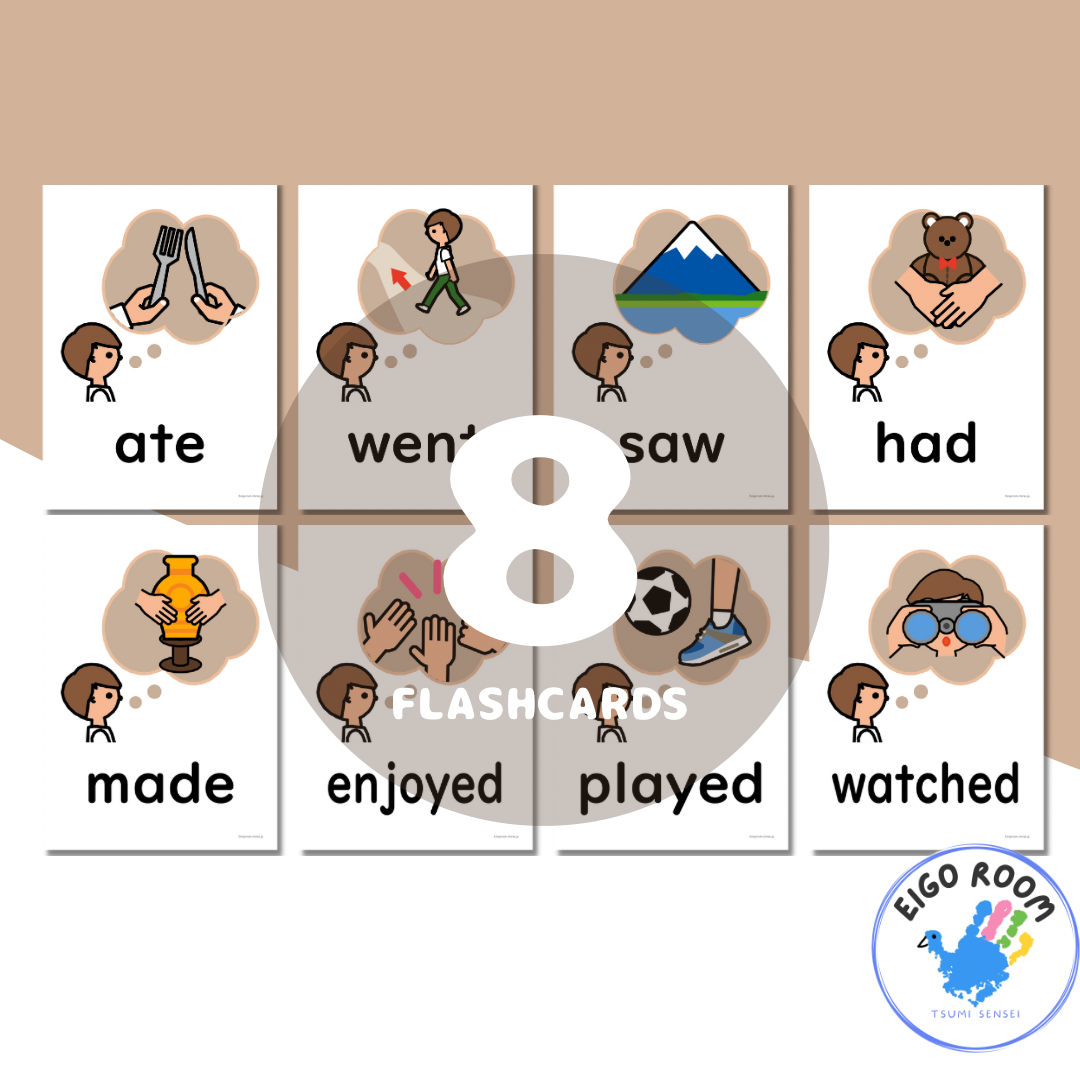 絵カード〈新『New Horizon5・6』完全対応 Past Tense Flashca...