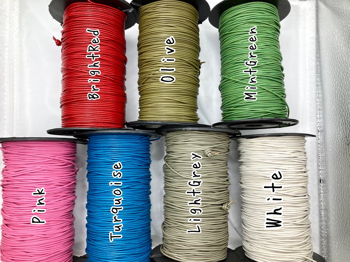 丸革紐 ヨーロピアンレザーコード 1.5mm 1M | Elucuro