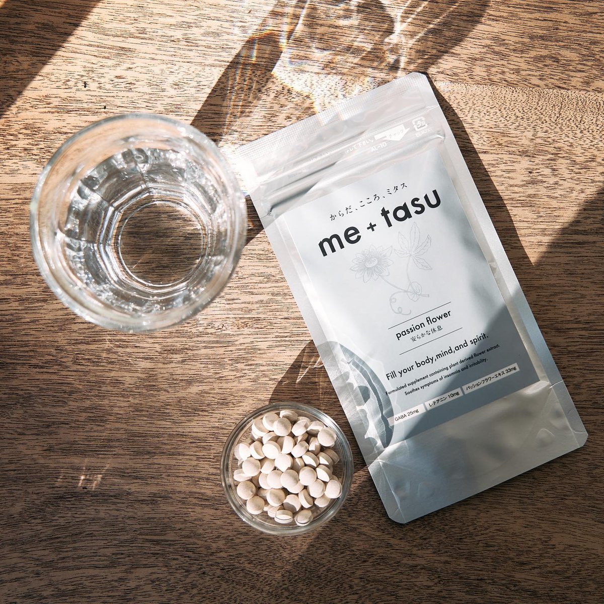 【定期便】me+tasu （ミープラスタス）パッションフラワー 1ヶ月分 | me+tasu