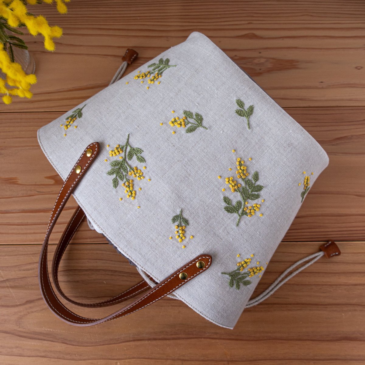 ダウンロード型紙【A3】マルシェバッグ | akie craft