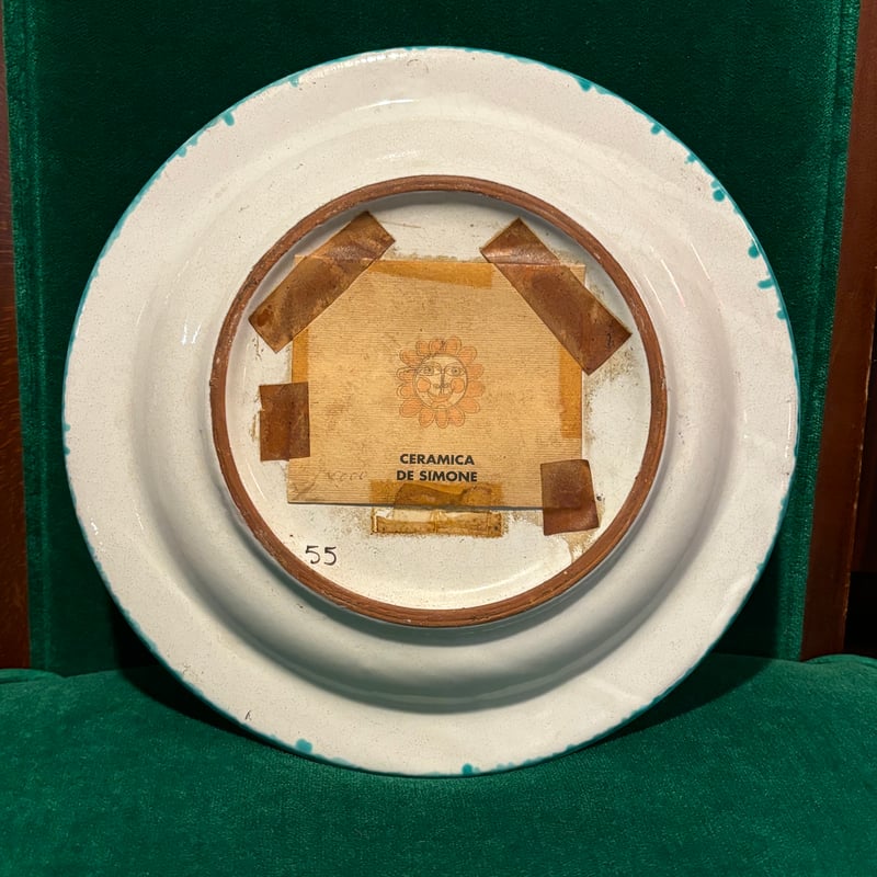 イタリア DESIMONE デシモーネ 陶器 絵皿 | アンティーク家具と イタリア DESIMONE デシモーネ 陶器 絵皿 | アンティーク家具と