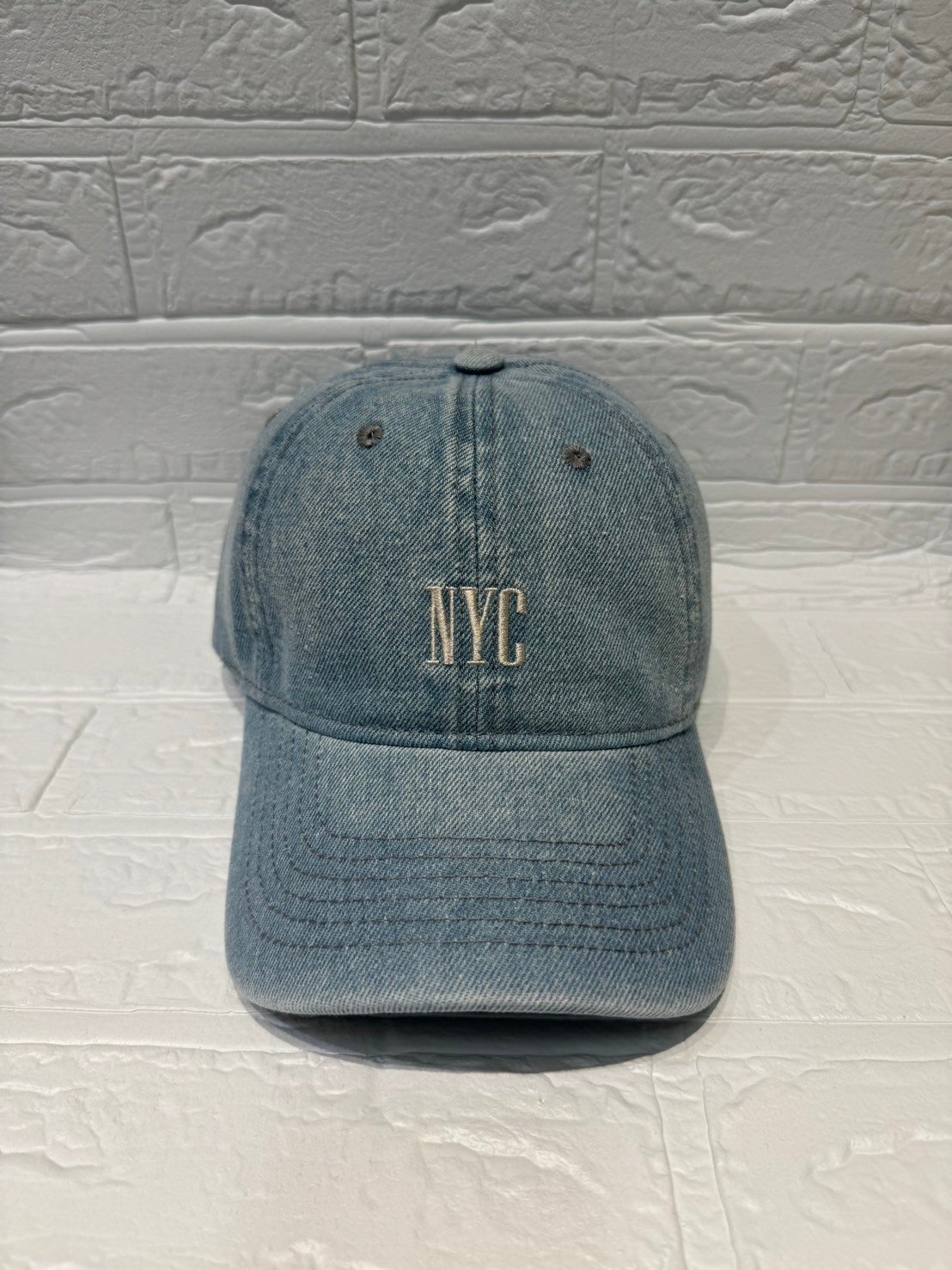 NYC刺繍ロゴ入りデニムキャップ 帽子 | Surprise store NYC刺繍ロゴ入りデニムキャップ 帽子 | Surprise store