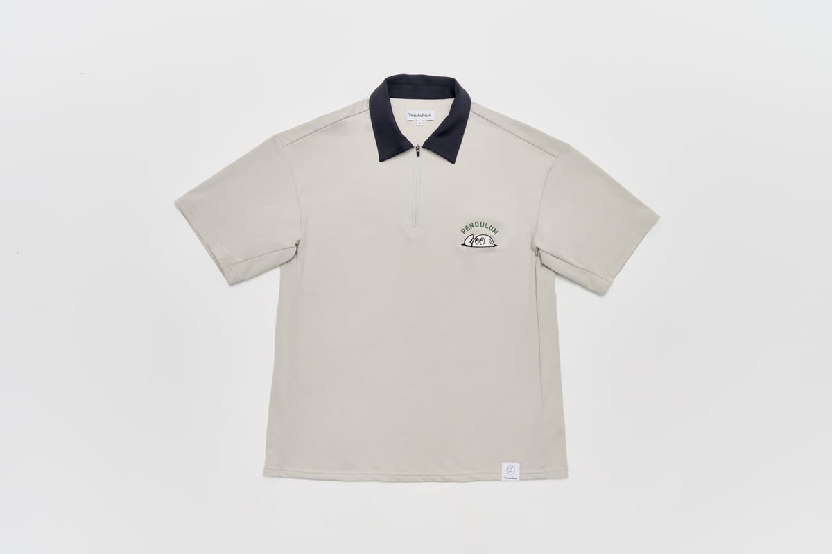 SWITCH COLLAR GOLF BOY POLO GRAY | pendulum