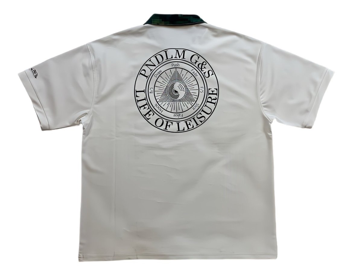 CIRCLE LOGO TURF CAMO POLO WHITE | pendulum