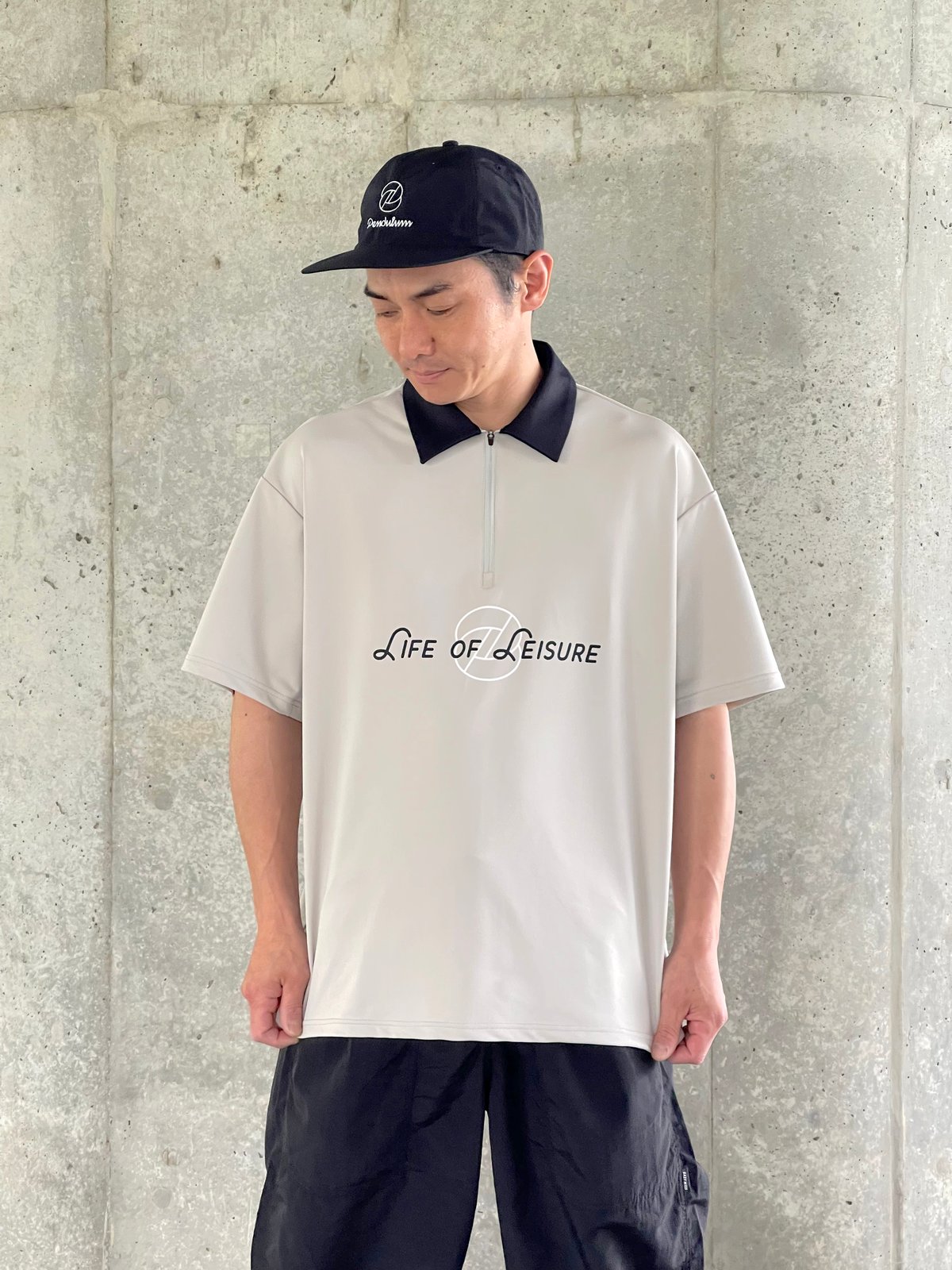 LOGO LOL POLO SHIRT BLACK | pendulum