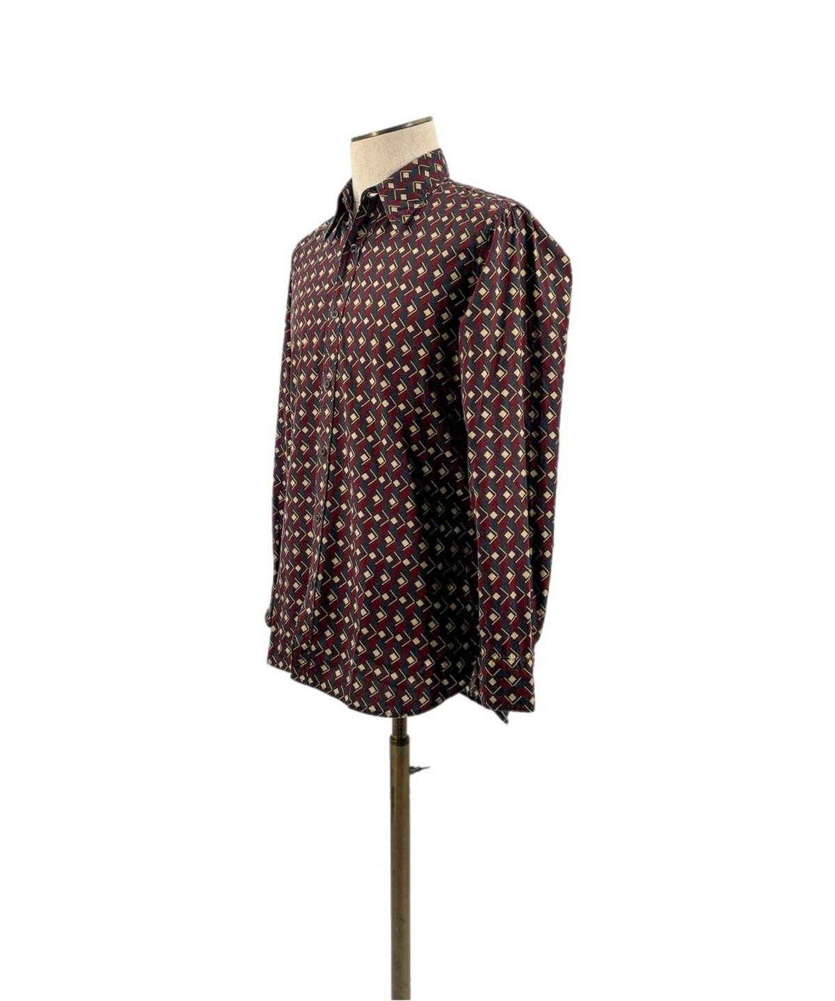 21AW DRIES VAN NOTEN / Geometric Print Shirt -ジ 21AW DRIES VAN NOTEN / Geometric Print Shirt -ジ