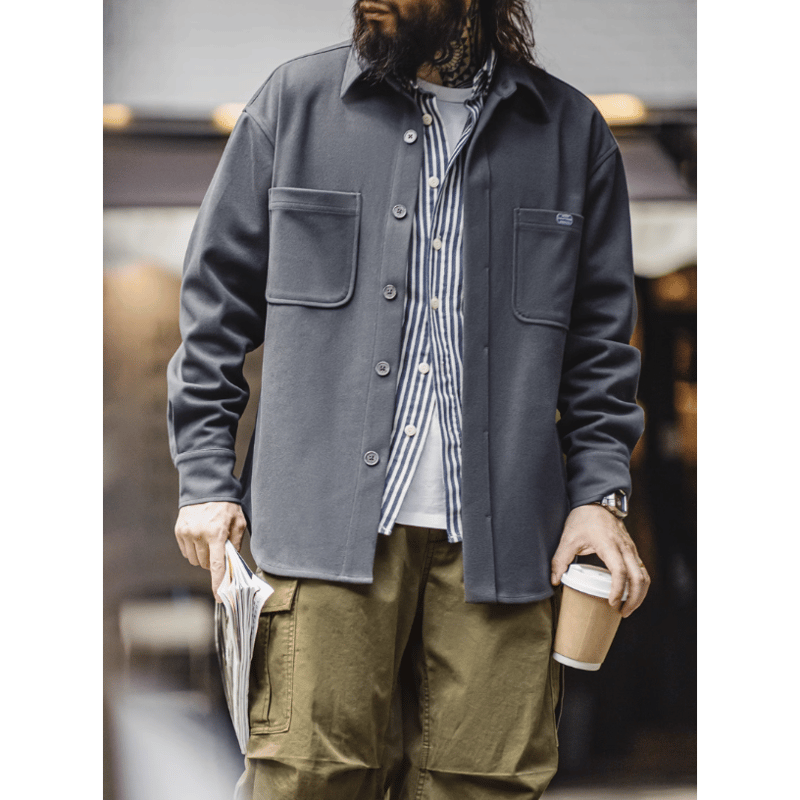 WOOL SHIRT JACKET ウールシャツジャケット | KAINA WOOL SHIRT JACKET ウールシャツジャケット | KAINA