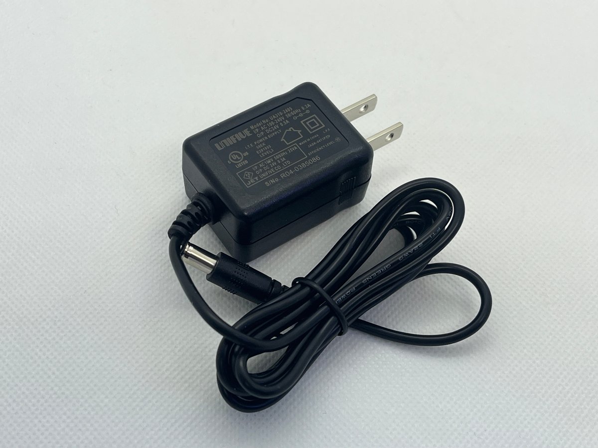 UA310-2405-PL03B(ユニファイブ製) | 業務用ACアダプター | 12W(24...