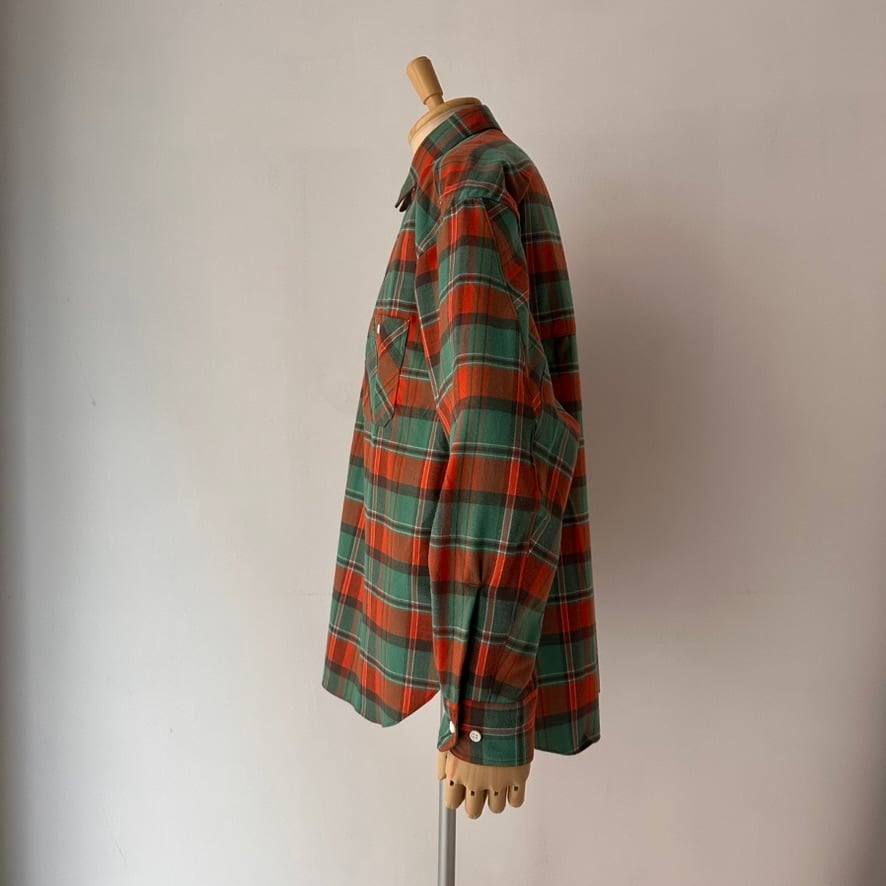 SUNNY ELEMENT / CANYON SHIRT (ORANGE×MINT GREEN...