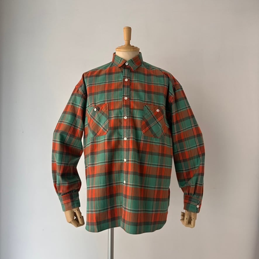 SUNNY ELEMENT / CANYON SHIRT (ORANGE×MINT GREEN...