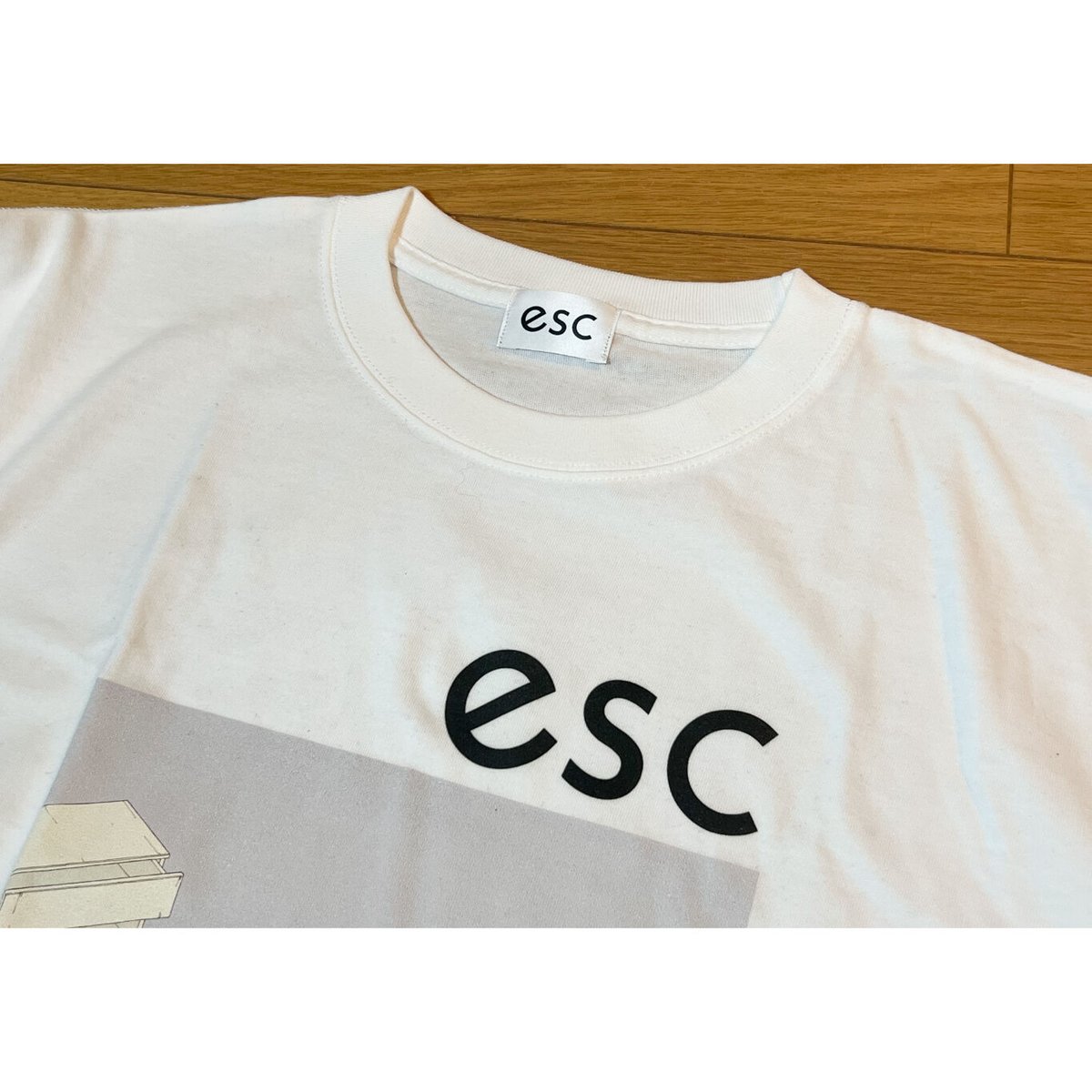 table tee ( white / black ) #エスケープ | ESC.