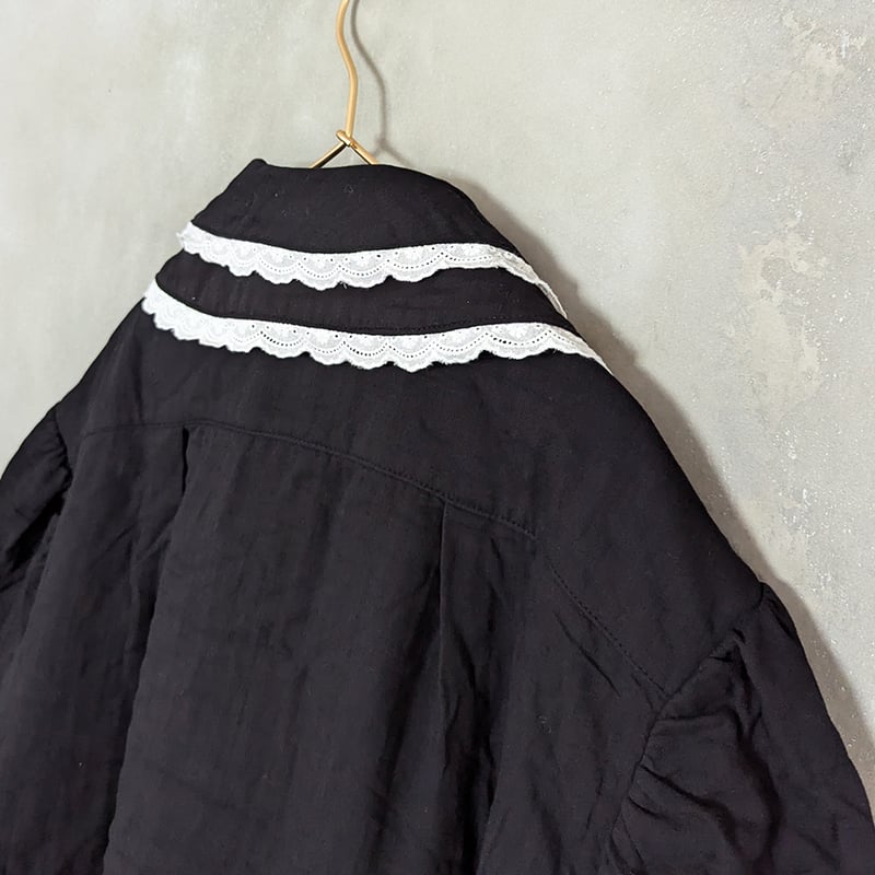 GO GO VINTAGE! BLOUSE - BLACK&WHITE | madder ma GO GO VINTAGE! BLOUSE - BLACK&WHITE | madder ma