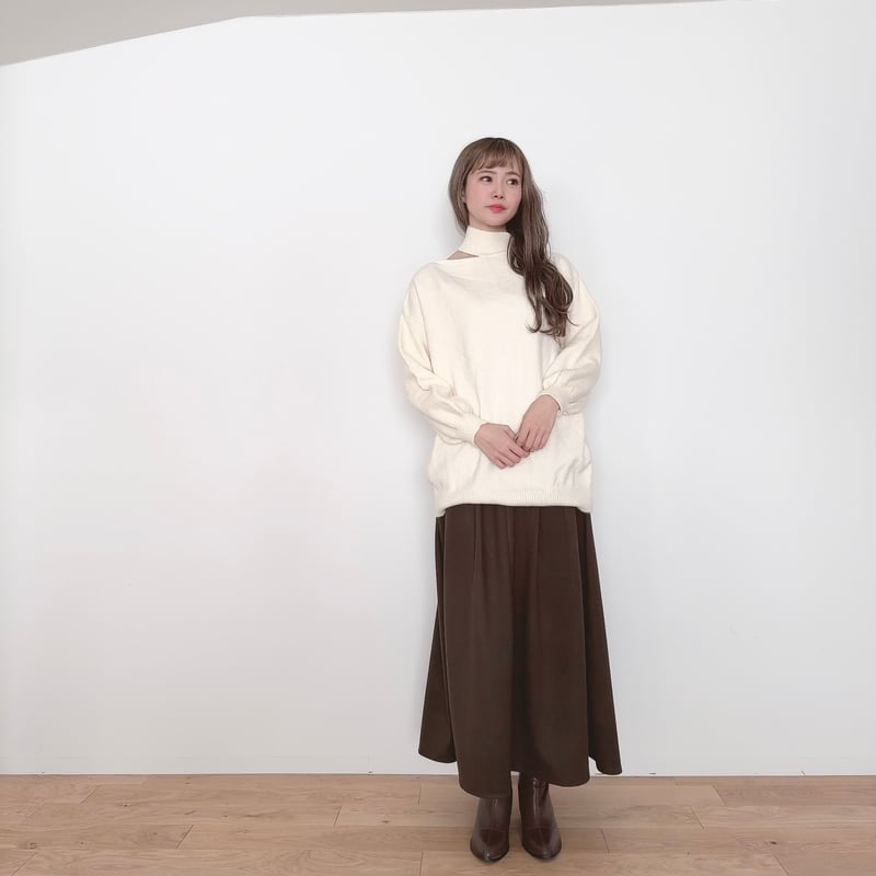 カットアウトハイネックニット | PIYORIY カットアウトハイネックニット | PIYORIY